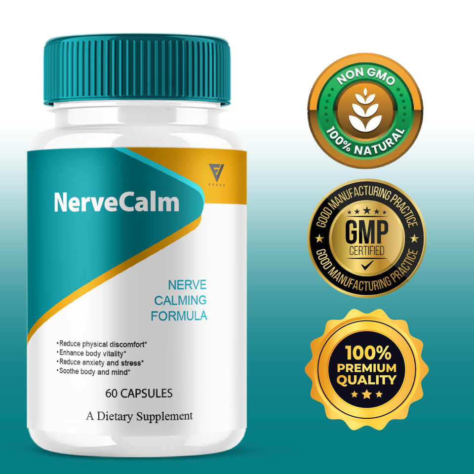 (5 Pack) Nerve Calm Advanced Formula, NerveCalm Max Strength (300 ...