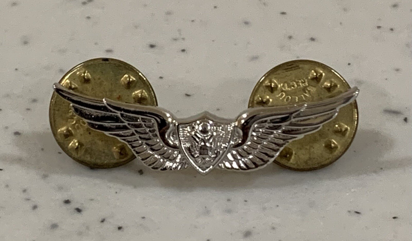 Vintage US Military Armed Forces Wings Shield Pin G23 Pilot Wings | eBay