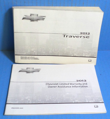 12 2012 Chevrolet Traverse owners manual | eBay