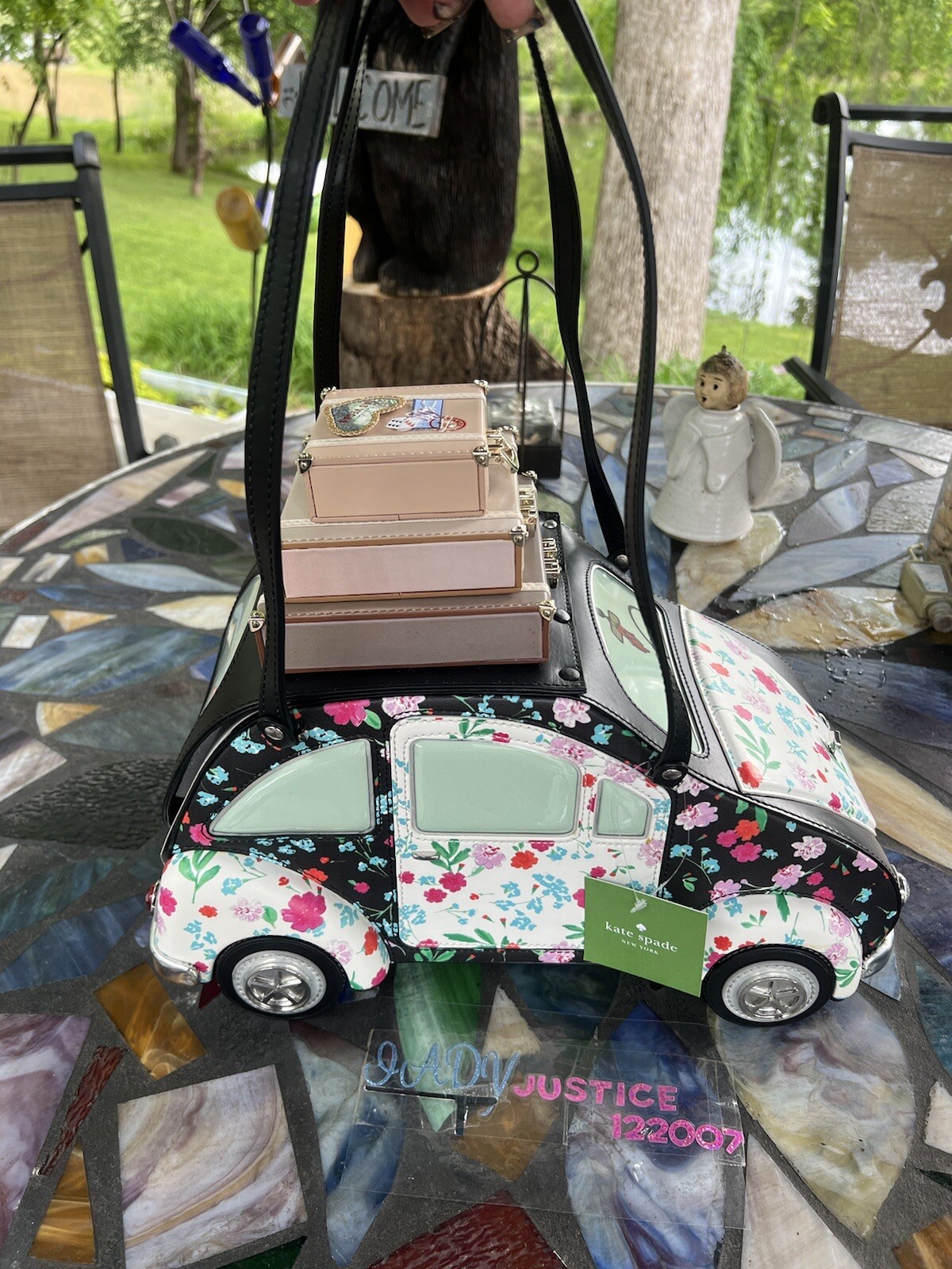 Kate Spade Scenic Route Tote CAR SHAPED HANDBAG CAR PURSE Purse ****NWT ...