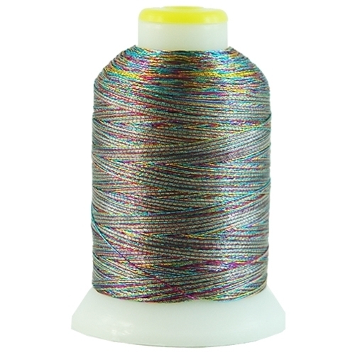 METALLIC EMBROIDERY THREAD - 500M 40WT - FITS BROTHER BERNINA - 25 ...