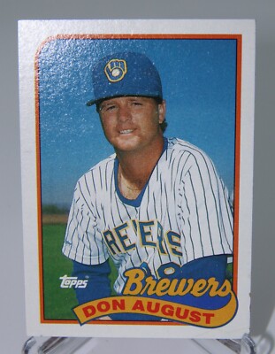 1989 Topps #696 - Don August - Milwaukee Brewers Baseball Card | eBay