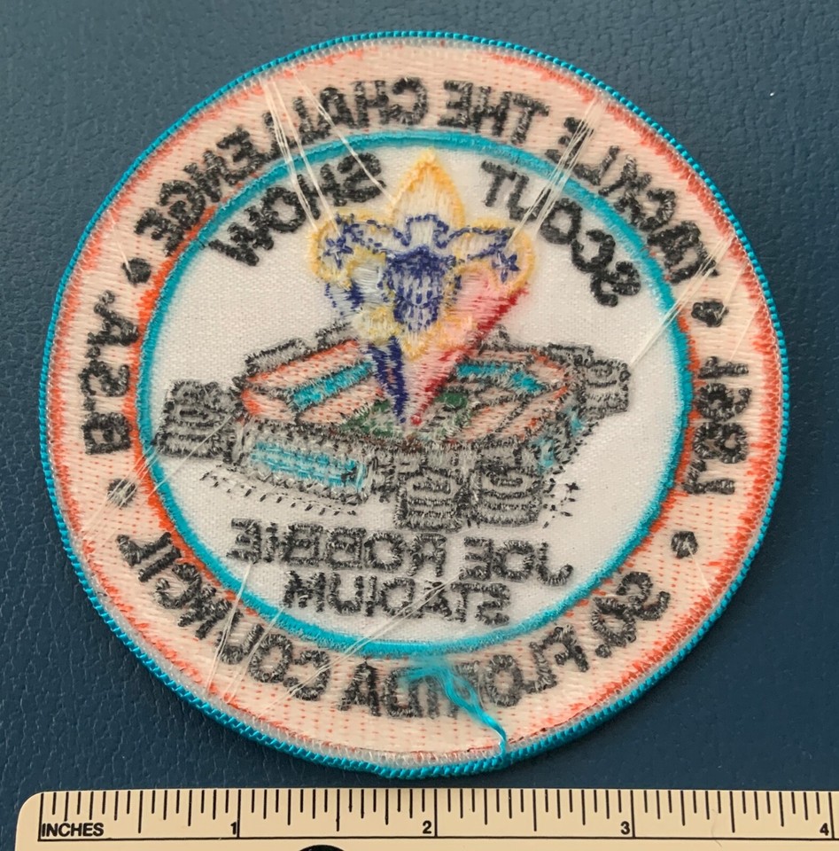 1987 SOUTH FLORIDA COUNCIL Tackle the Challenge PATCH Football BSA Boy ...