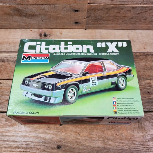 RARE! Monogram Citation Rally "X" Vintage 1981 Model Kit #2288 Open Box | eBay