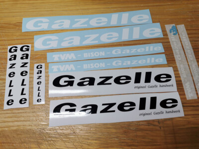 Gazelle TVM BISON Vinyl Decal Set Sticker Vinyl Stickers Stickerステッ | eBay