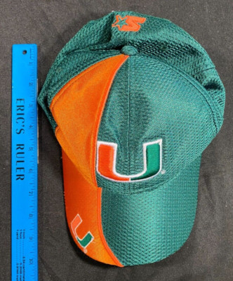 VTG Team Starter Miami Hurricanes Team Baseball Cap One Size Fit All ...