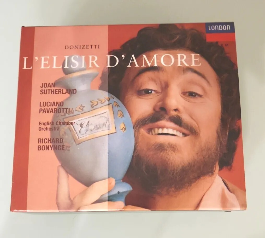 Donizetti: L'Elisir d'Amore (CD 2 Discs, London) Pavarotti, Sutherland ...