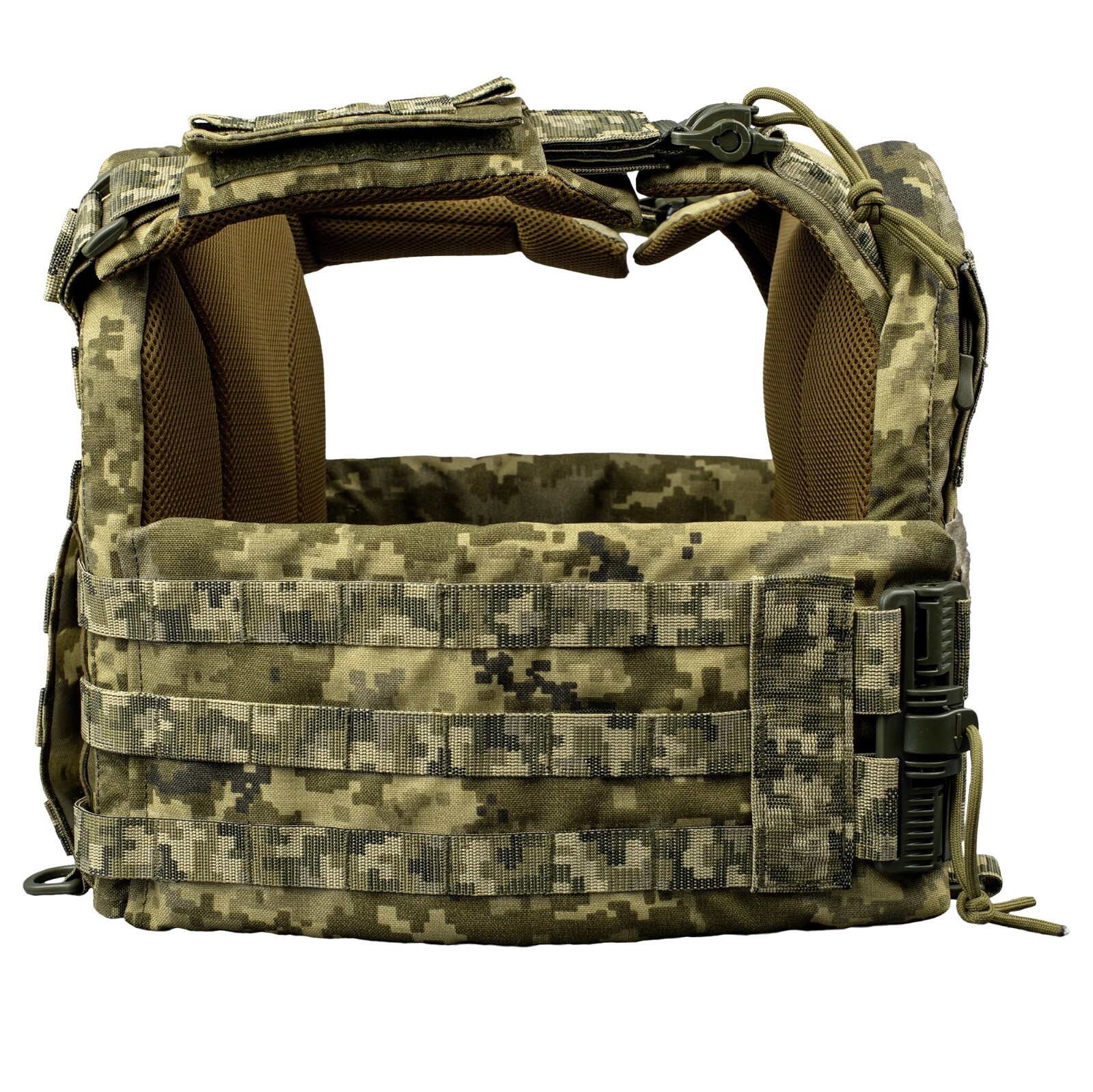Ukrainian ELEMENTAL ARMOR NIR plate carrier body pouches camo MM14 ...