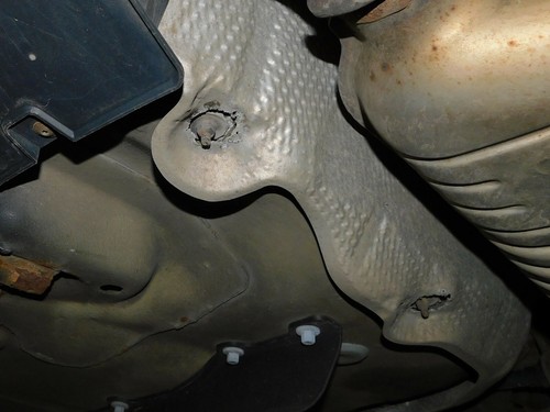 Repair Kit Heat Shield Repair Set Mounting Audi A6 A4 4F B6 N90708802 ...