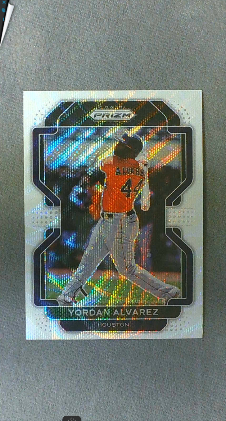 2022 Panini Prizm White Wave Prizm #66 Yordan Alvarez Astros | eBay