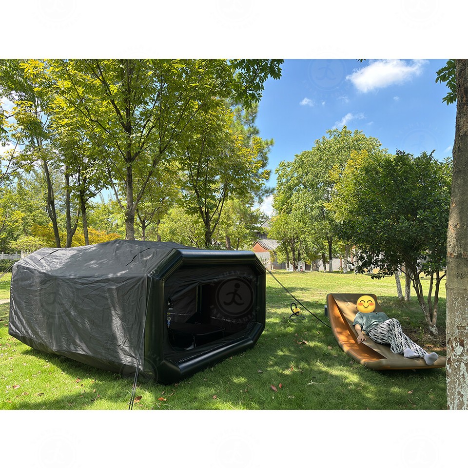 Portable PVC Inflarable Shelter Camping Tent Deployable Home Use Living ...