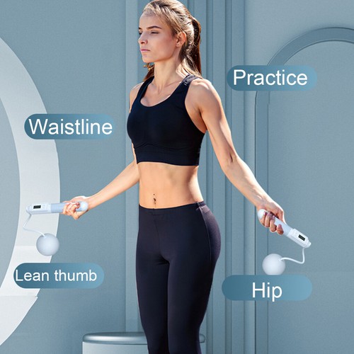 Jump Rope Portable Replacement Nonslip Handle Adjustable Jumping Ropes ...