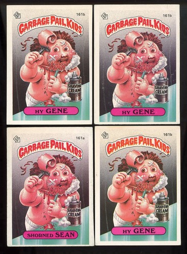 1986 Topps Garbage Pail Kids #161a,b SHORNED SEAN/ HY GENE Glossy | eBay