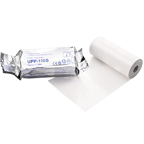 Uppsonys Compatible UPP-110S Ultrasound Paper 10 Rolls,Type I Black and ...