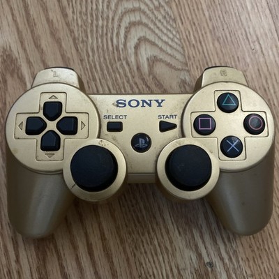 Sony PlayStation 3 PS3 Gold Dualshock 3 OEM Wireless Controller ...