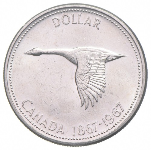 1867-1967 80% Silver Canadian Canada Silver Dollar Goose *9056 | eBay