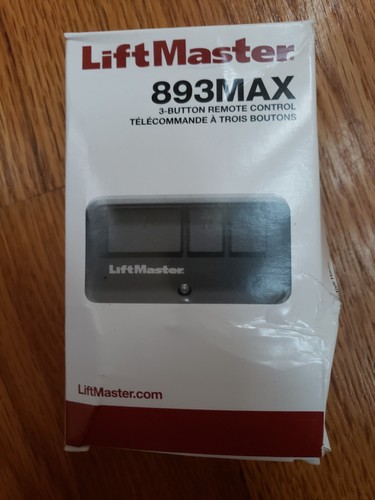 ORIGINAL LIFTMASTER 893MAX 3 BUTTON REMOTE CONTROL | eBay