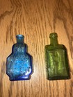 Vintage Wheaton Blue Glass Balsam of Life The King's Patent Green ...