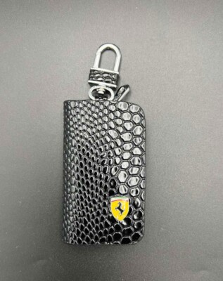 Key Chain Case Black For Ferrari | eBay