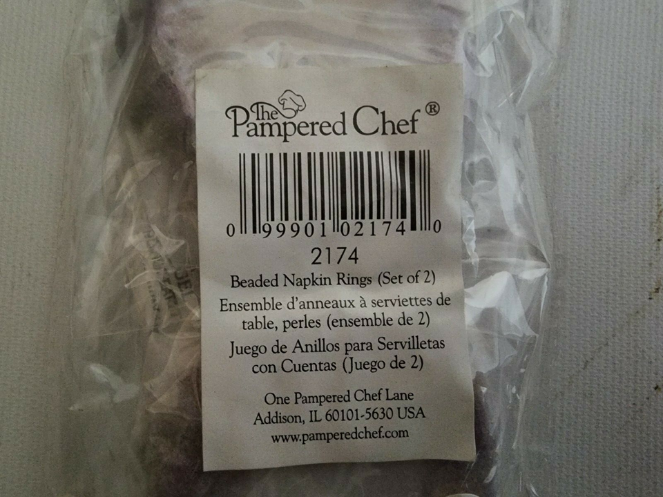 New PAMPERED CHEF Cloth napkins, Napkin rings, table runner Retired ...