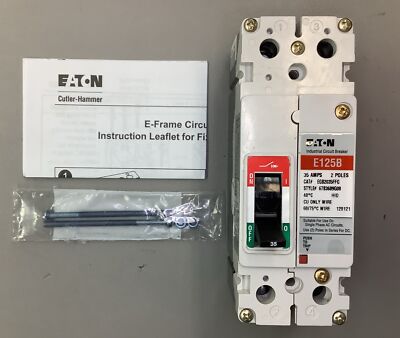 Eaton EG2035FFG E125B Industrial Circuit Breaker 35 AMP 2 Pole (B377 ...