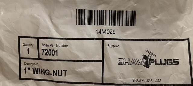 Shaw Plugs 72001 Wing Nut Expandable Neoprene Rubber Plug With Zinc ...