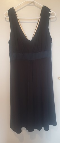 Womens Size 16 Basque(Myer) Evening Dress Black Stunning Full Lining ...