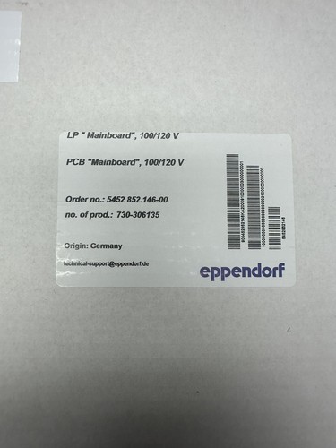 Eppendorf AG 22331 Hamburg Mastercycler Personal Thermomixer 5350 for ...