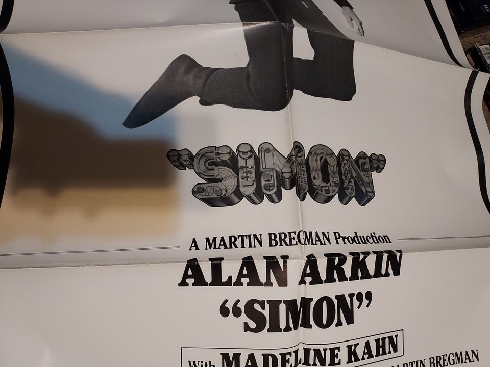 1980 SIMON vintage movie poster Alan Arkin Madeline Kahn Wallace Shawn ...