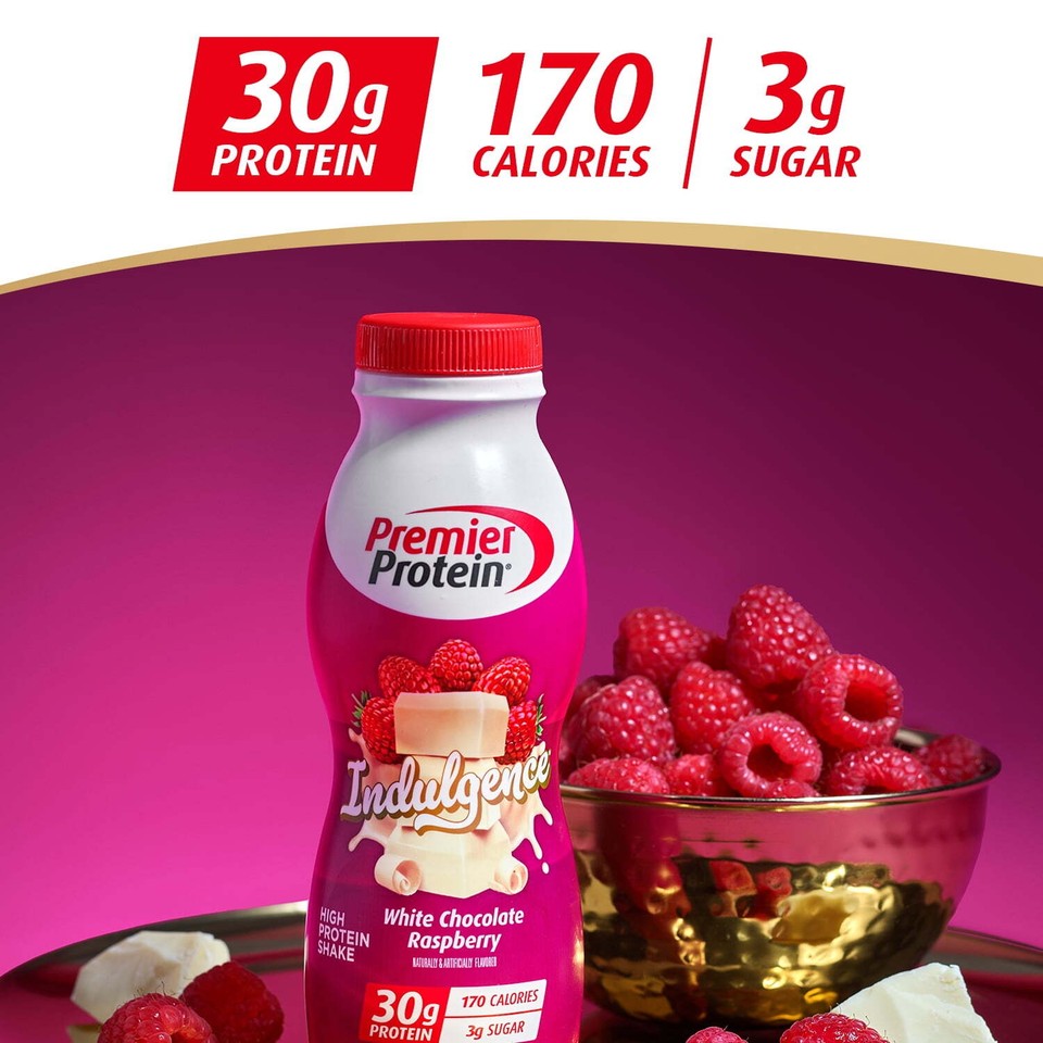 Premier Protein Indulgence Shake, White Chocolate Raspberry, 30g ...