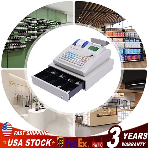 Electronic Cash Register 48 Keys Cash Management System with Thermal ...