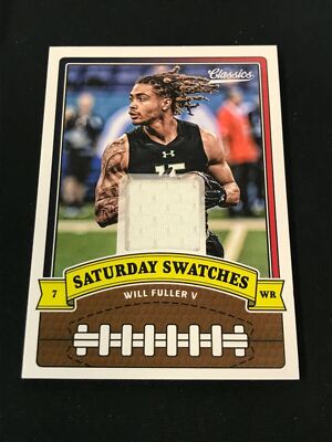 2018C Classics WILL FULLER V Jersey Saturday Swatches #36 Houston ...