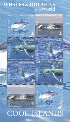 Cook Islands 2020 - Whales & Dolphins of the World - Sheetlet, Part 2 ...