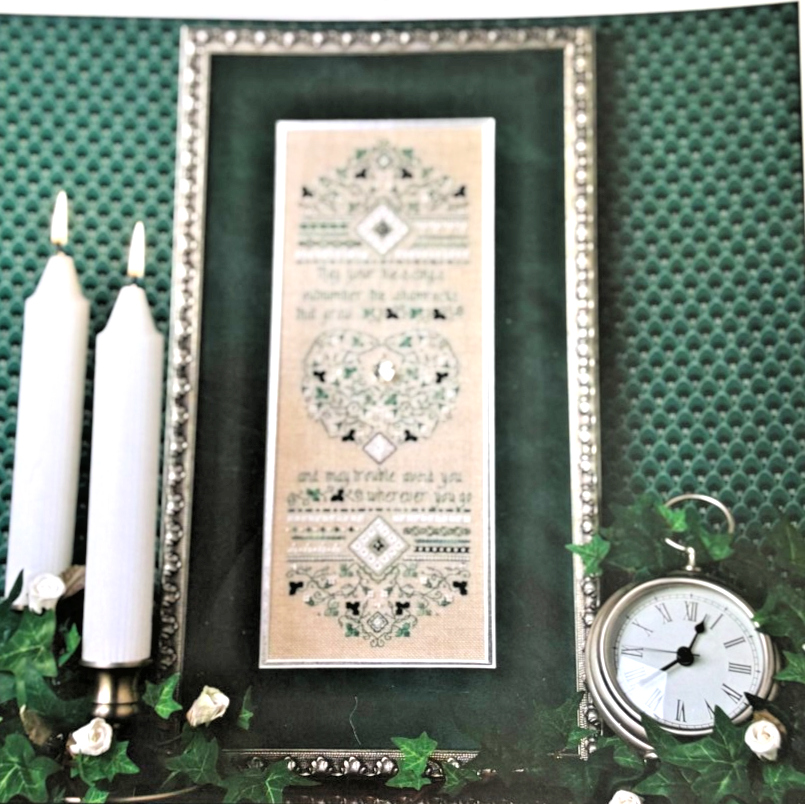 The Sweetheart Tree IRISH BLESSING SAMPLER Cross-Stitch Kit Floss Linen ...