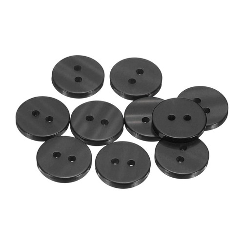 10pcs Resin Sewing Buttons 18mm Round Flat 2-Hole Craft Clothing ...
