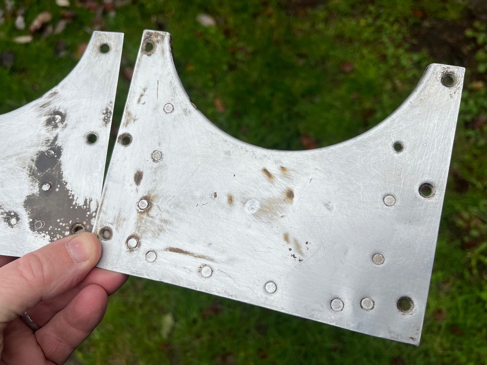 WW2 Supermarine Spitfire parts, (closing plates, fin/elevator) | eBay UK