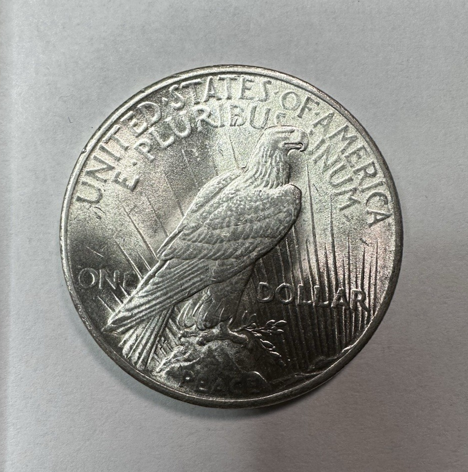 1924 Peace Dollar cartwheel effect Silver 0326 better date | eBay