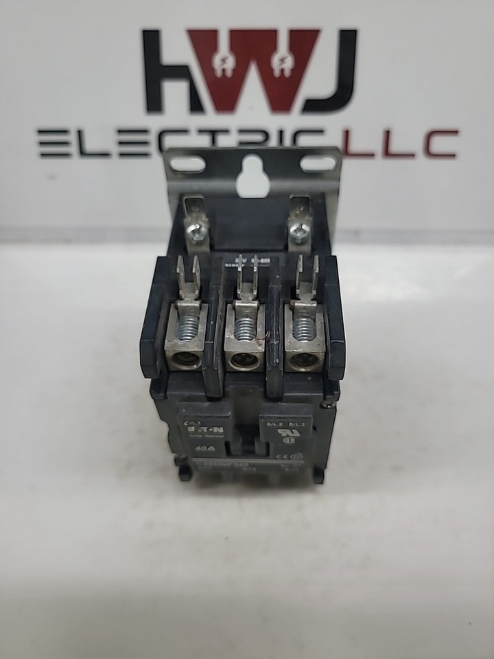 Eaton C25DNF340 40A 3POLE Contactor w/24V Coil | eBay