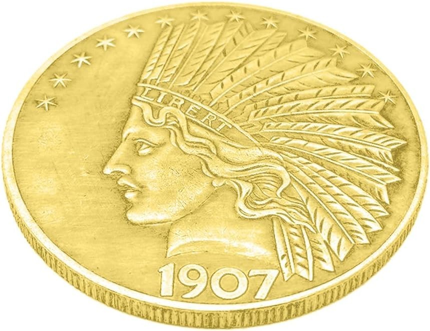 Antique Liberty Indian Head Ten Dollar Coin - Uncirculated Morgan ...