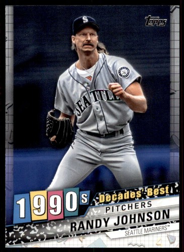 Randy Johnson 2020 Topps Update Decades' Best 1990s Card #DB-42 Seattle ...