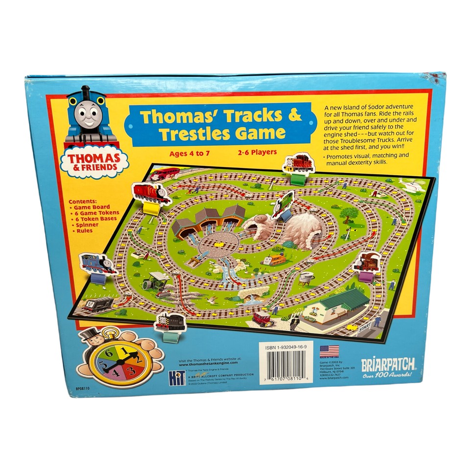 Thomas Tracks & Trestles Game - EUC - COMPLETE - Briarpatch - 2003 | eBay