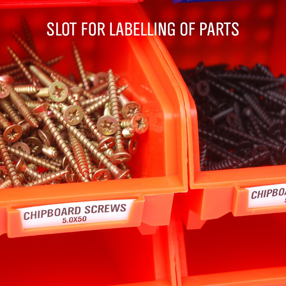 30 Bin Small Parts Organizer Garage Storage Wall Mounted Screws Bolts ...