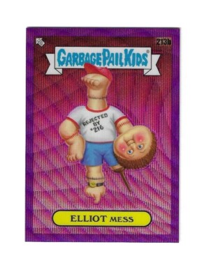 Garbage Pail Kids Elliot Mess 213b Purple Wave #/250 2023 Topps Chrome ...