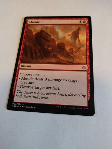 Abrade 83/199 Near Mint MTG Hour of Devastation W3 | eBay