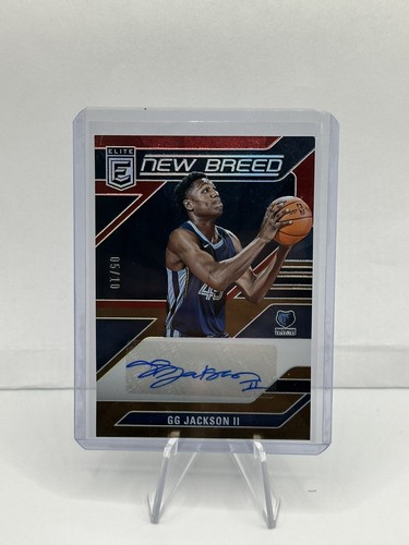 2023-24 Panini Donruss Elite GG Jackson II New Breed Gold Rookie RC ...