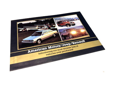 1987 AMC Jeep Renault Full Line Brochure | eBay