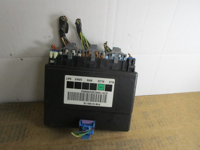 Body Control Module BCM Left Hand Dash Fits 03-07 Hummer H2 15198116 ...