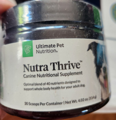 Nutra Thrive Canine Nutritional Supplement for Dogs - 114G | eBay