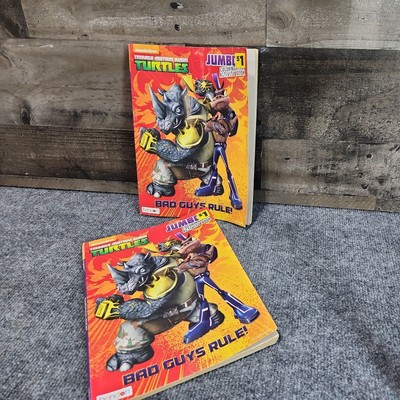 2X TMNT Ninja Turtles Bad Guys Rule Kids Fun Play Coloring Activity ...