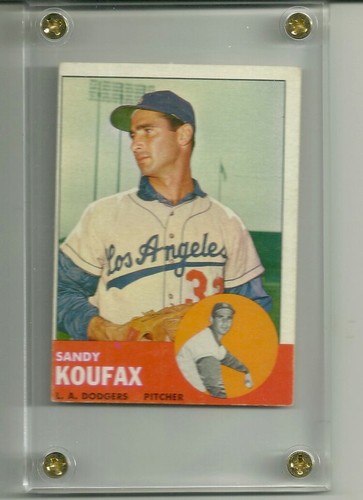 1963 TOPPS Baseball #210 SANDY KOUFAX EX MT (OC) FREE SHIPPING! | eBay
